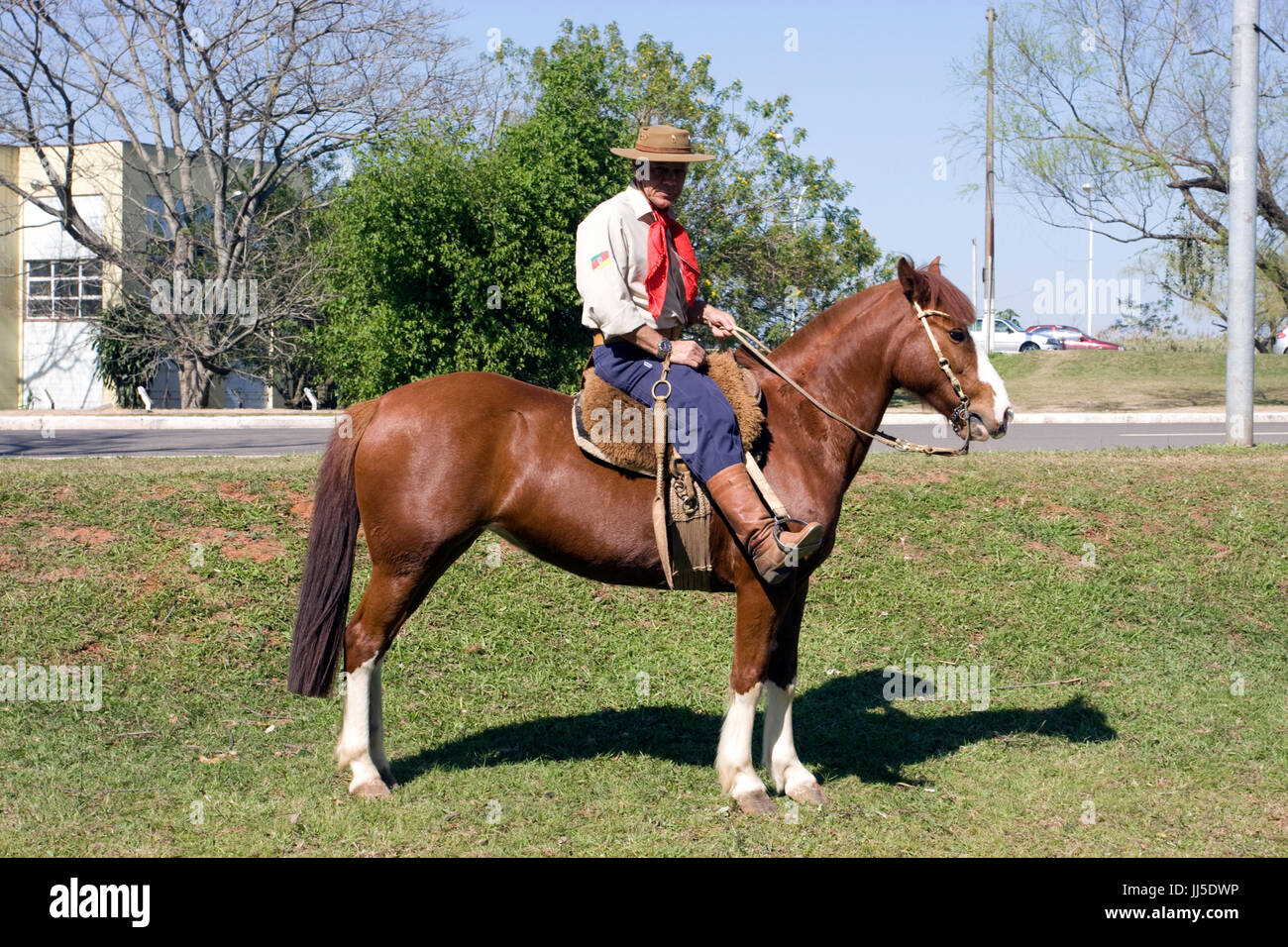Man, gaucho, riding, Rio Grande do Sul, Brazil Stock Photo - Alamy