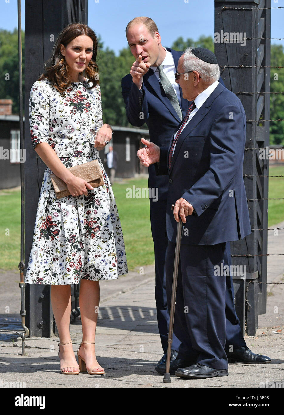 The Duke and Duchess of Cambridge meets survivor Manfred Goldberg as ...