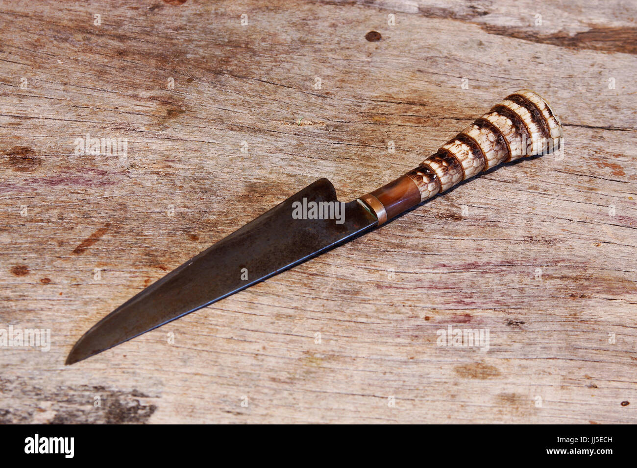Knife, dagger, poniard, rusty, rust, cable, Brazil Stock Photo - Alamy