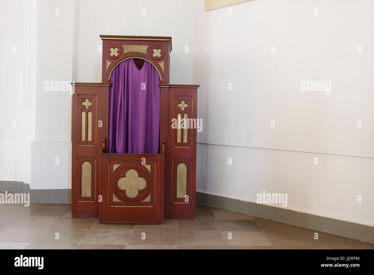 Confessional box hi-res stock photography and images - Alamy