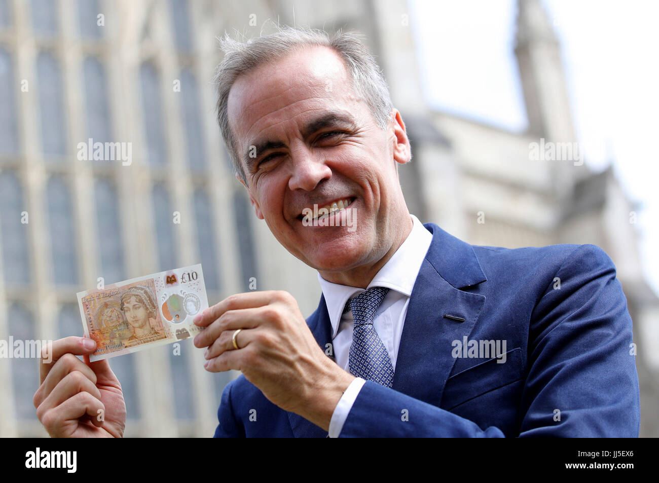 The Governor of the Bank of England, Mark Carney, during the unveiling ...