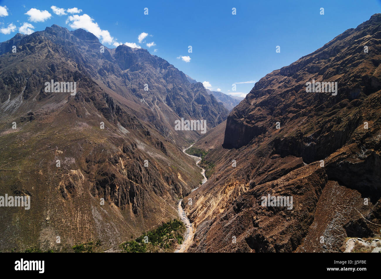 Peru, Colca canyon. the secend wolds deepest canyon at 3191m. The ...