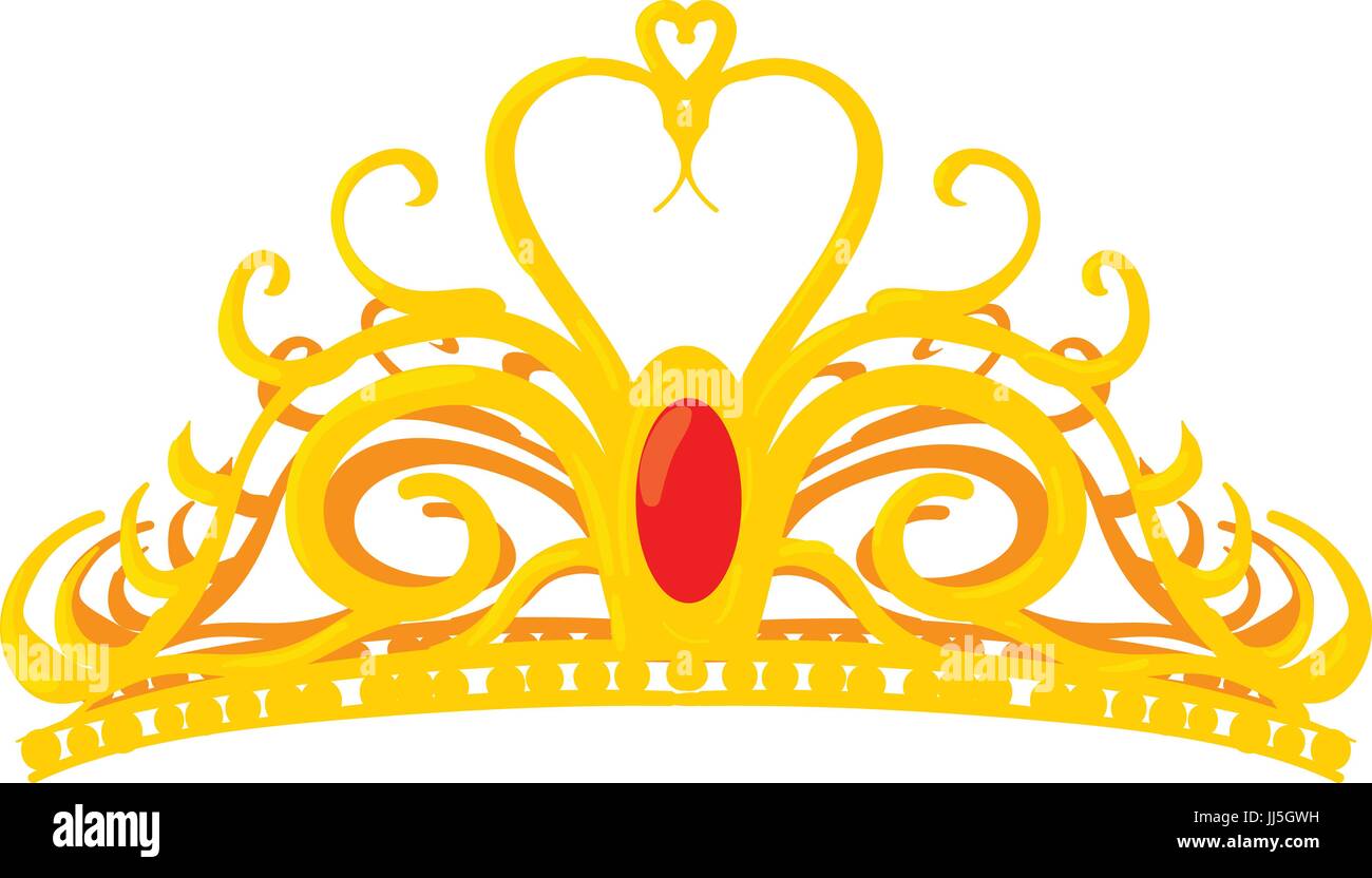 Diadem icon, cartoon style Stock Vector Image & Art - Alamy