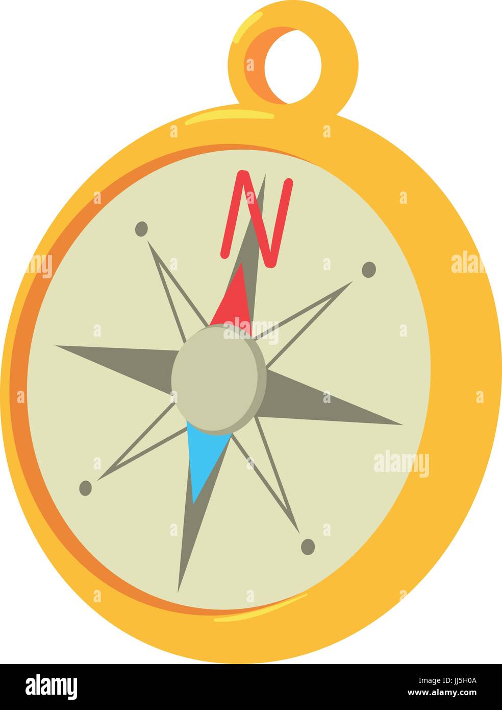 Compass icon, cartoon style Stock Vector Image & Art - Alamy
