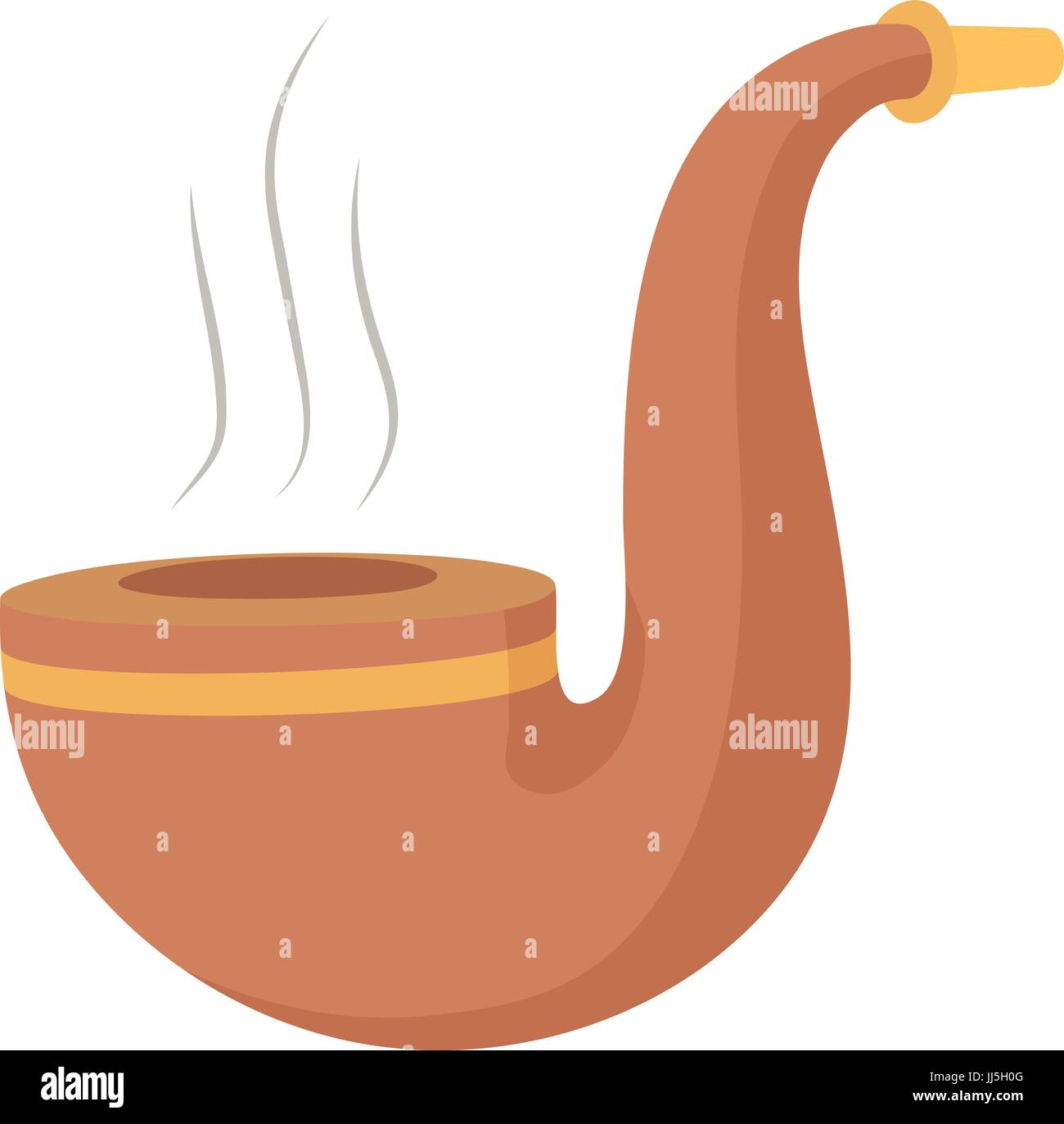Smoking pipe icon, cartoon style Stock Vector Image & Art - Alamy