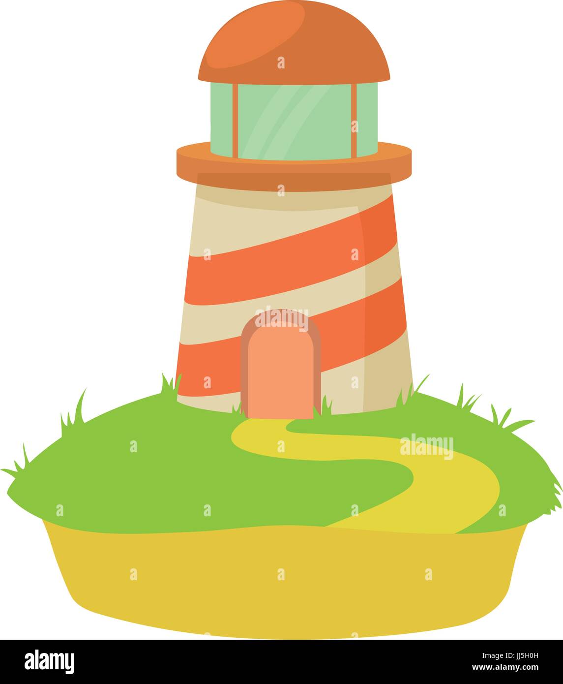 Lighthouse icon, cartoon style Stock Vector Image & Art - Alamy