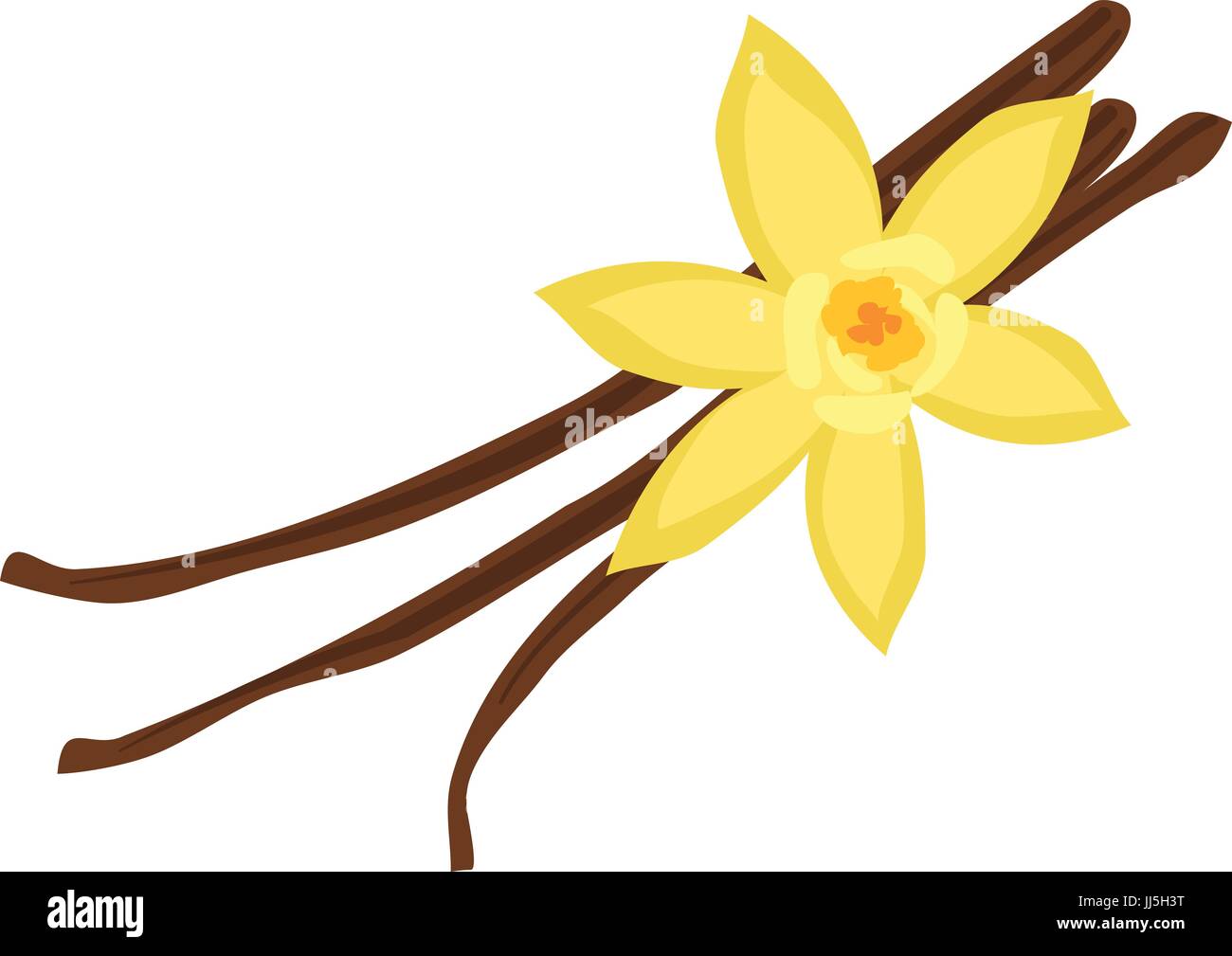 Vanilla icon, cartoon style Stock Vector Image & Art - Alamy