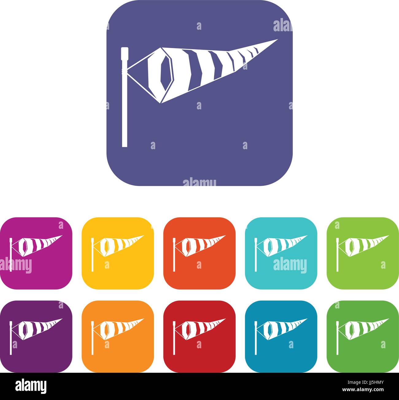 Windsock icons set Stock Vector Image & Art - Alamy