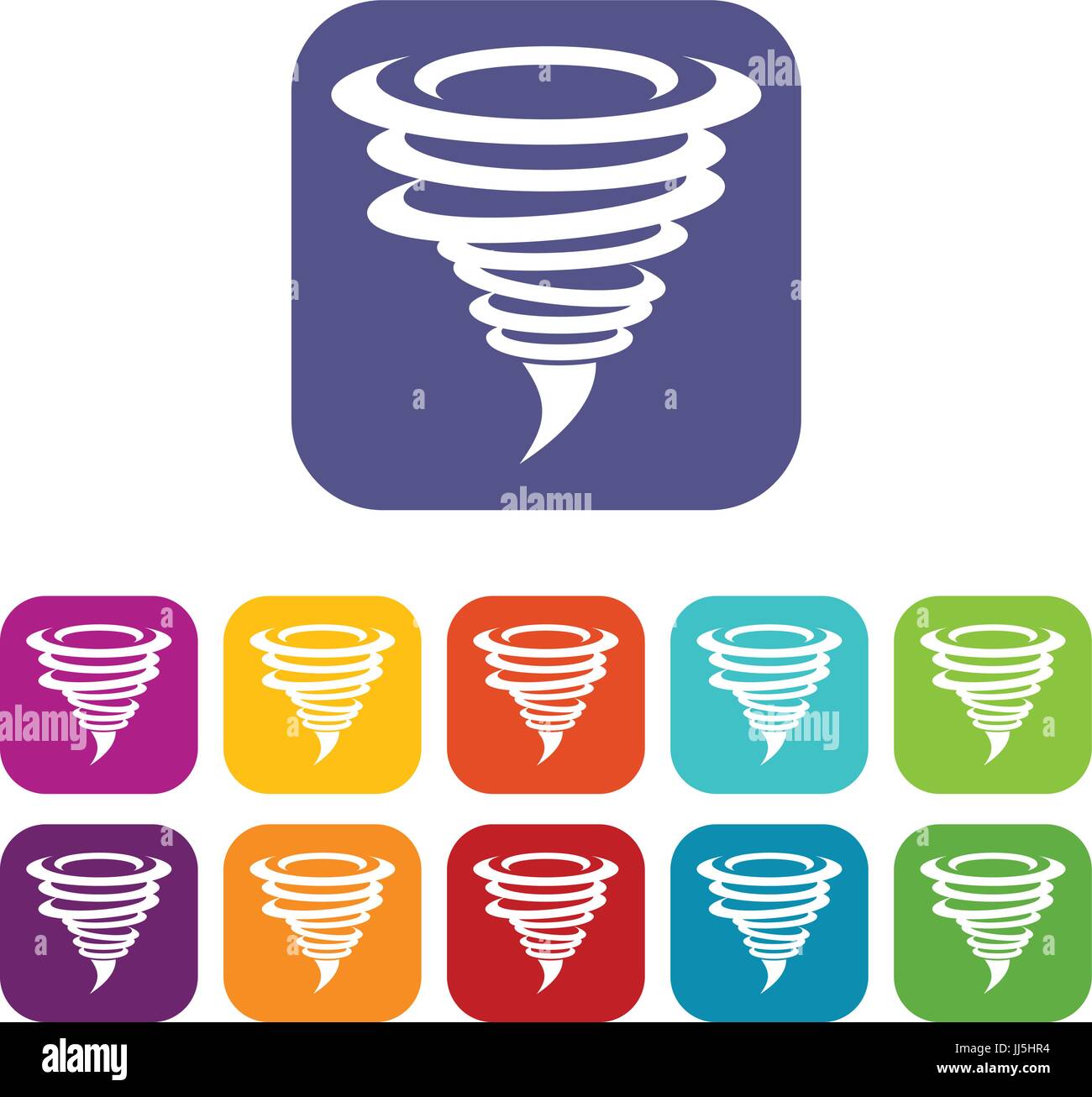Tornado icons set Stock Vector Image & Art - Alamy
