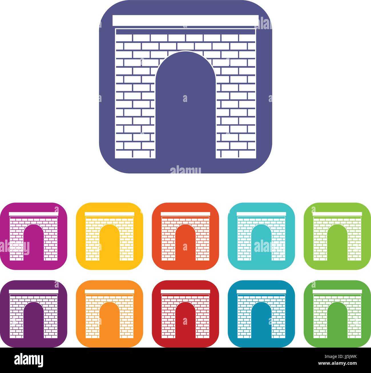 Arch icons set Stock Vector Image & Art - Alamy