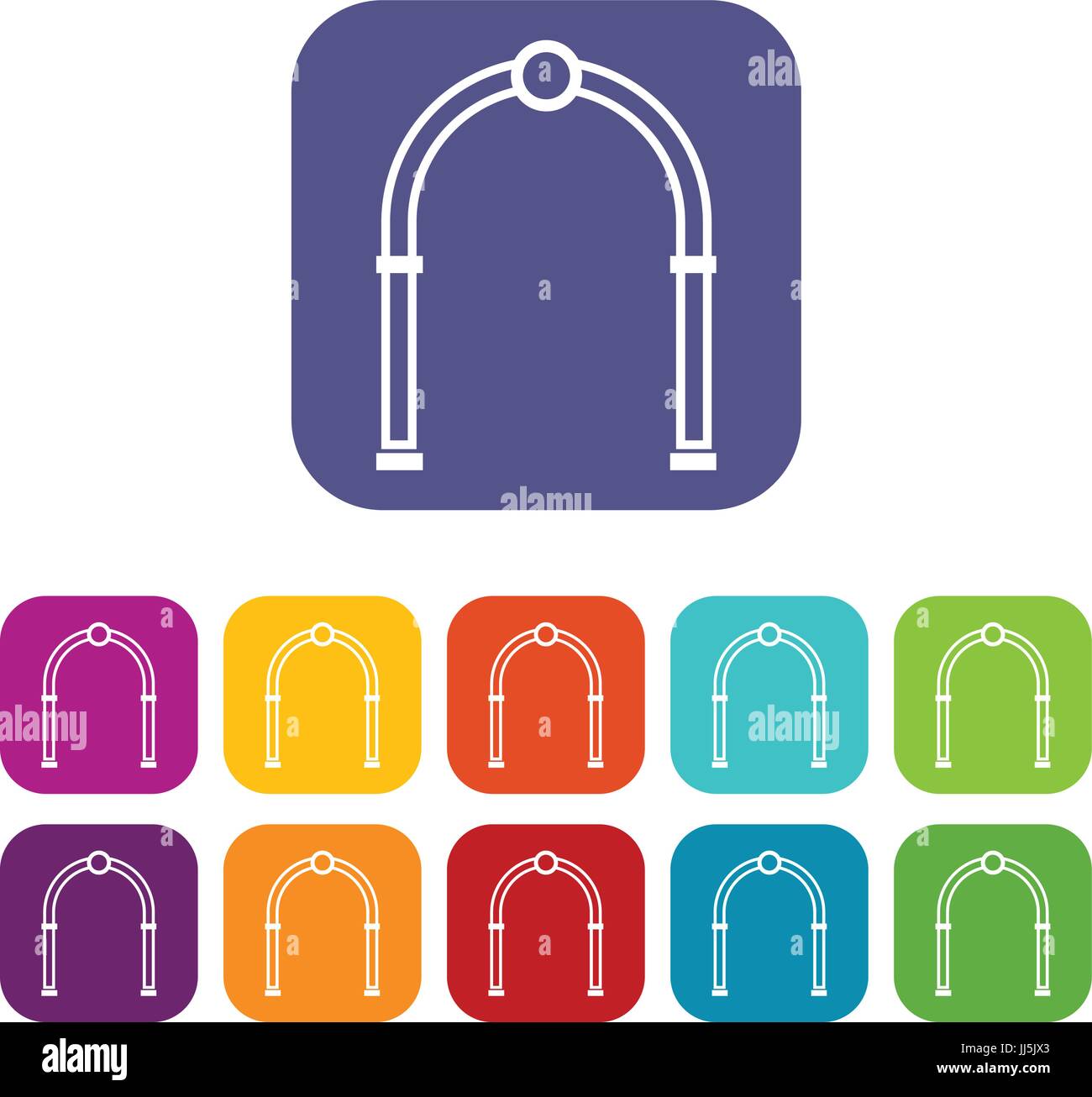 Arch icons set Stock Vector Image & Art - Alamy