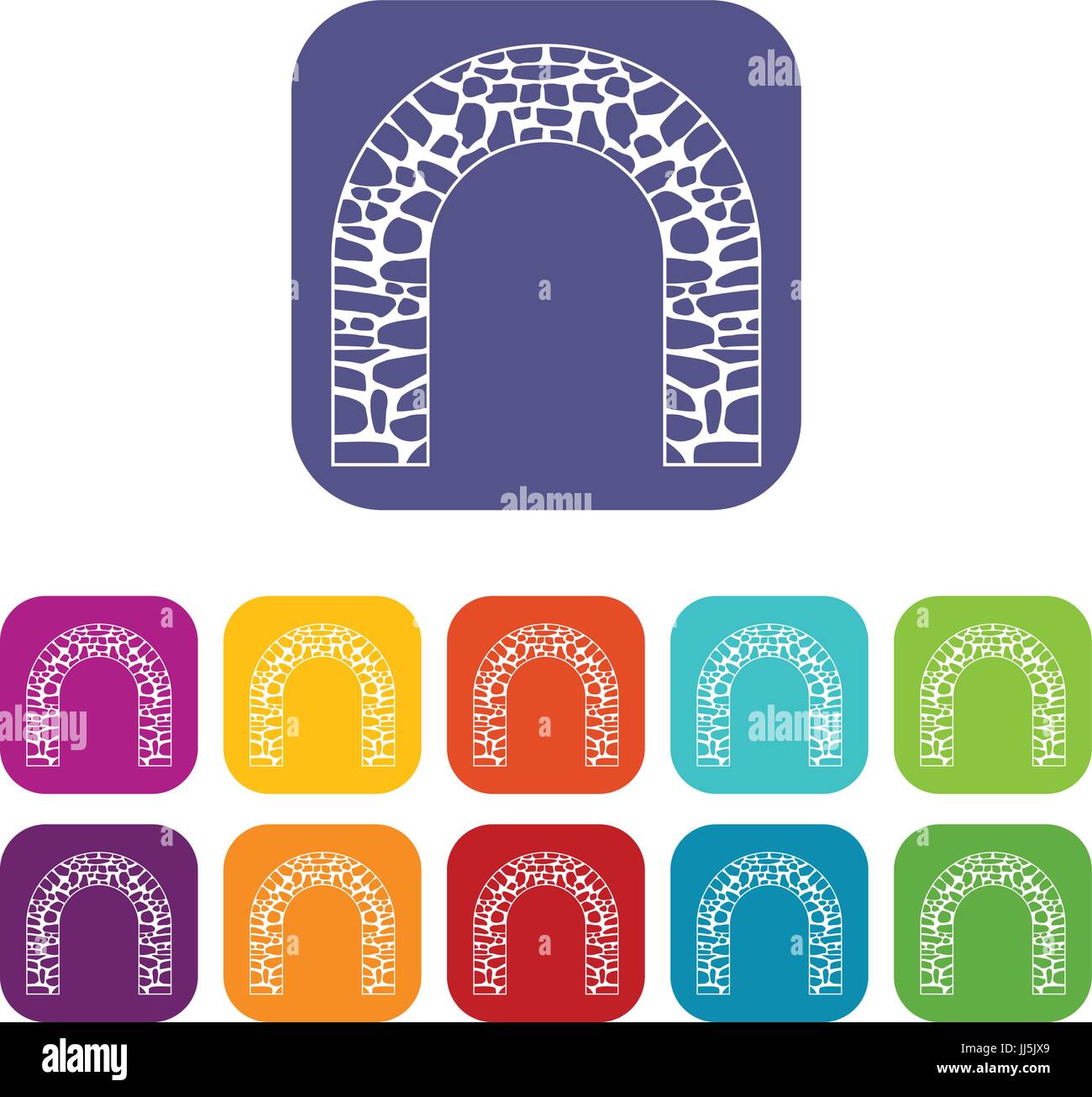 Arch icons set Stock Vector Image & Art - Alamy
