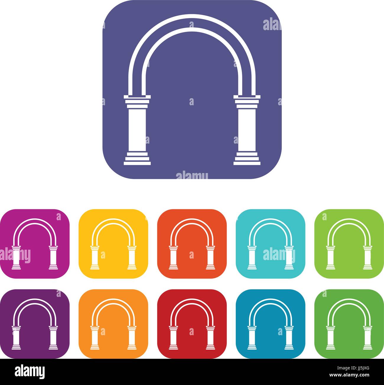 Arch icons set Stock Vector Image & Art - Alamy
