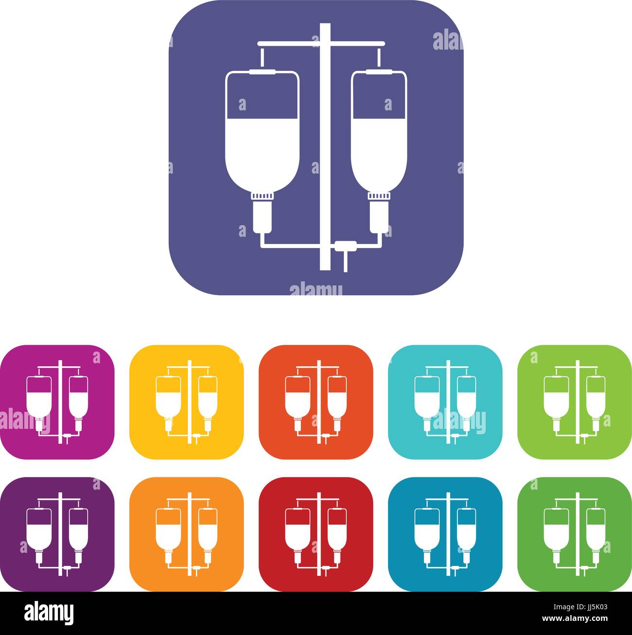Intravenous infusion icons set Stock Vector Image & Art - Alamy