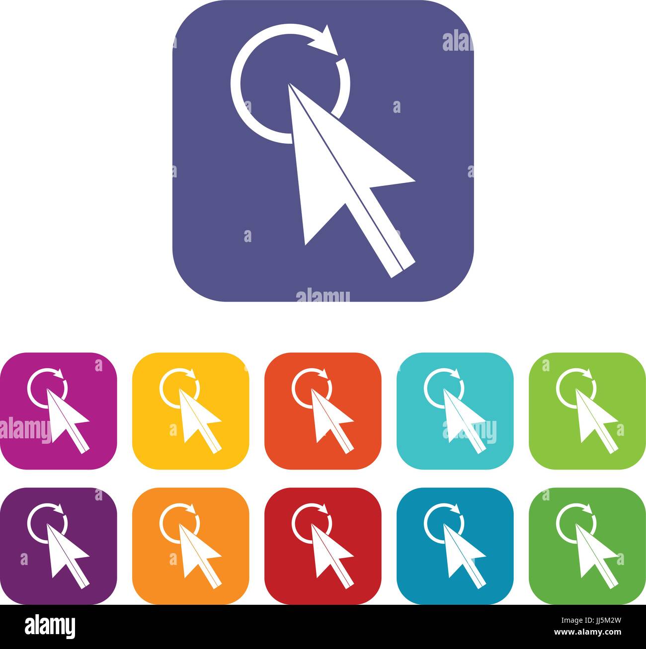 Click icons set Stock Vector Image & Art - Alamy