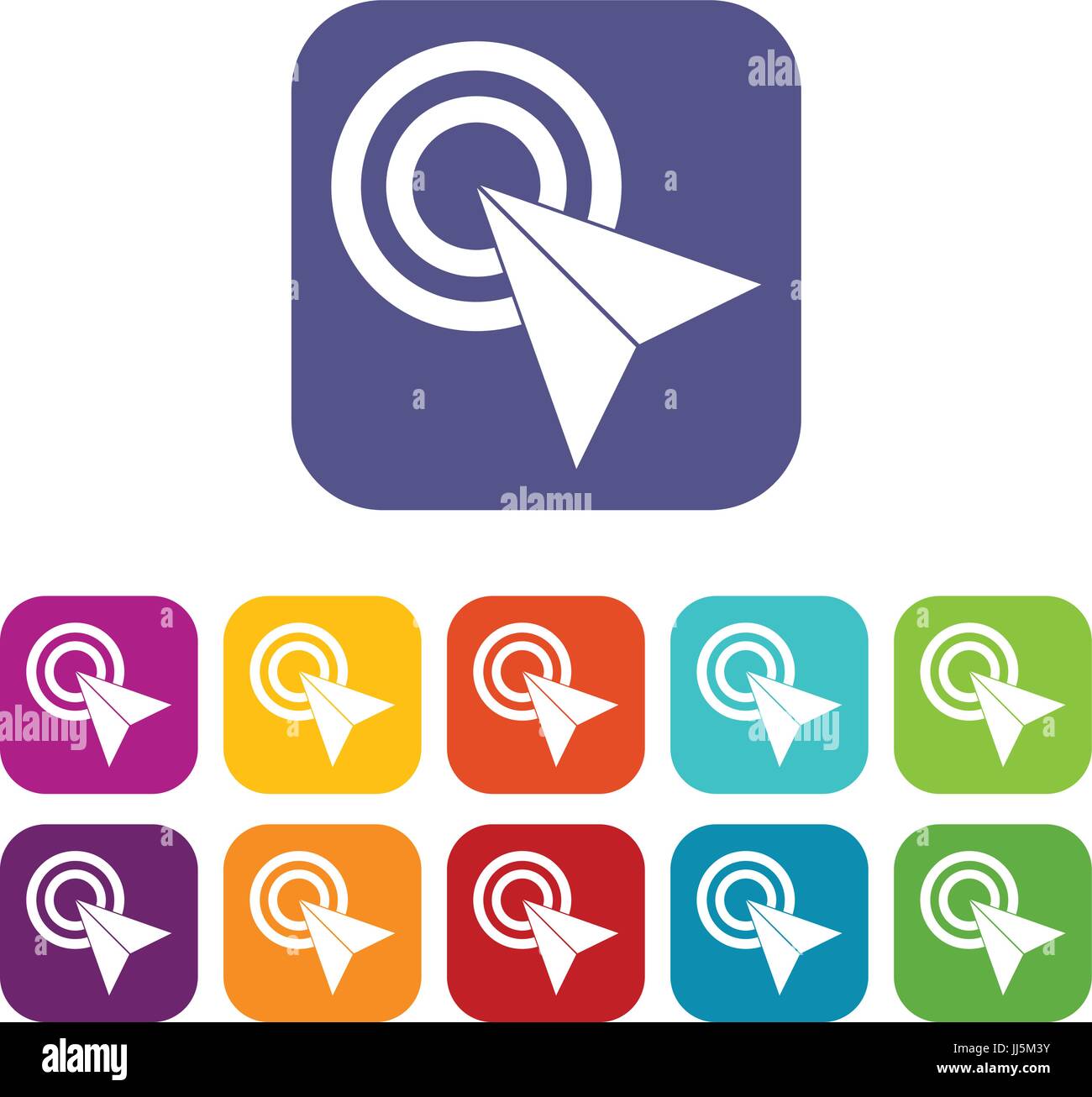 Click icons set Stock Vector Image & Art - Alamy