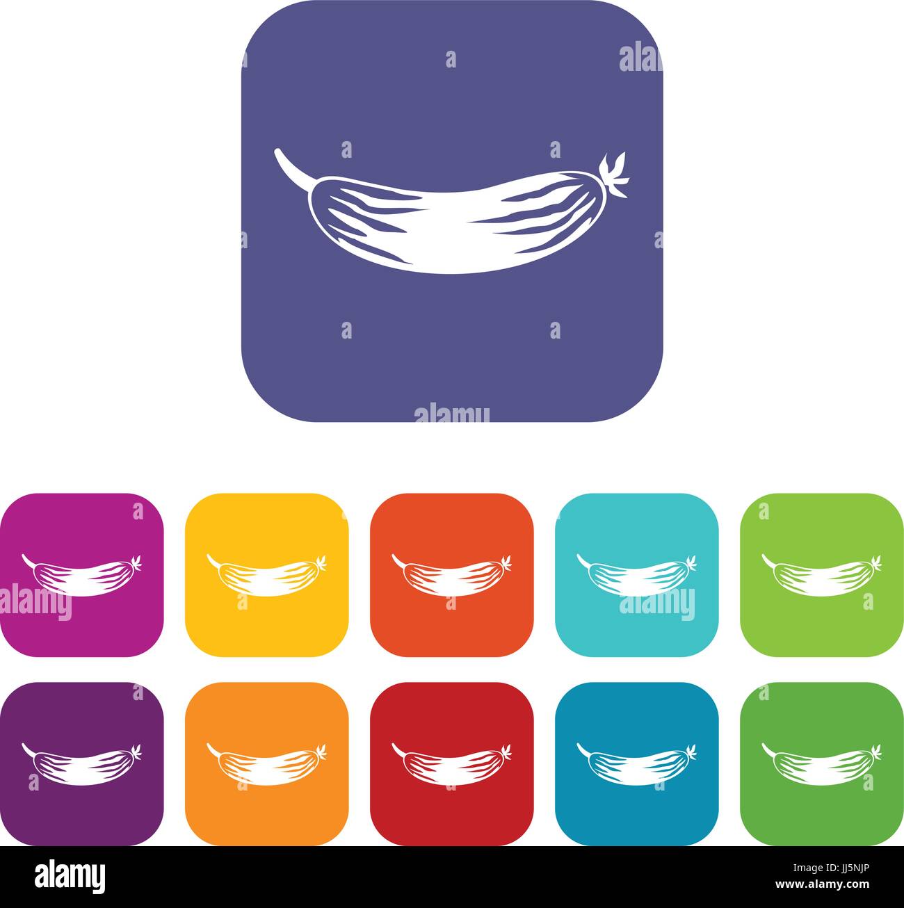 Fresh cucumber icons set Stock Vector Image & Art - Alamy