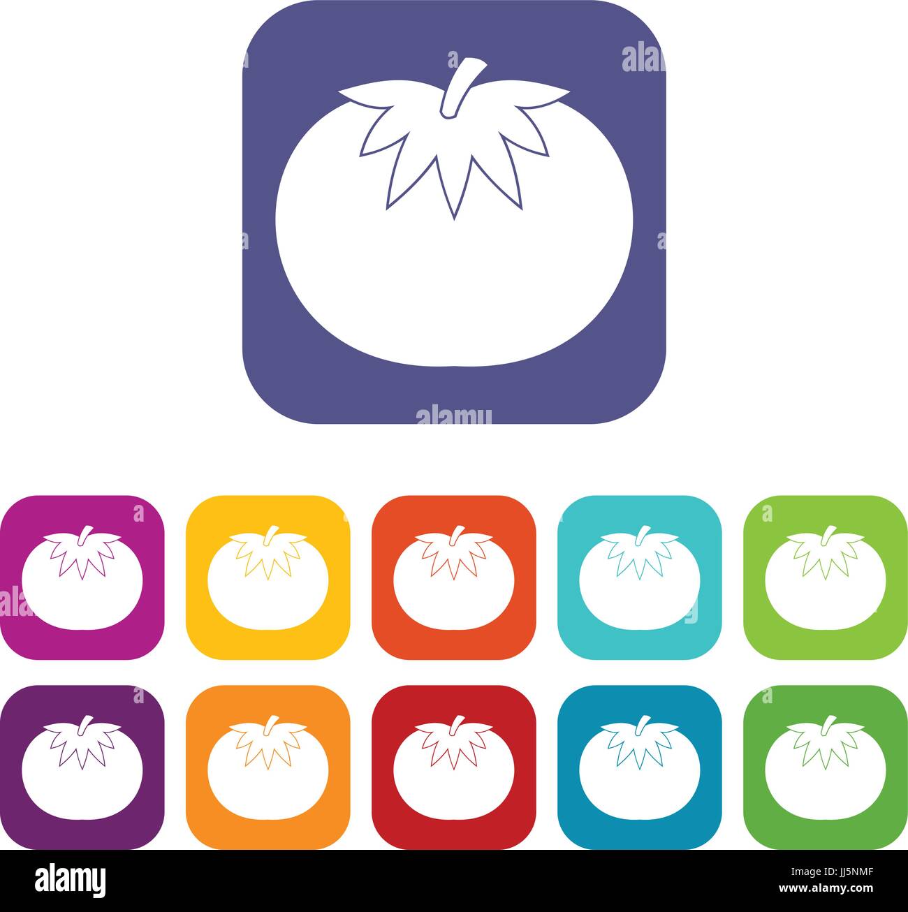 Tomato icons set Stock Vector Image & Art - Alamy