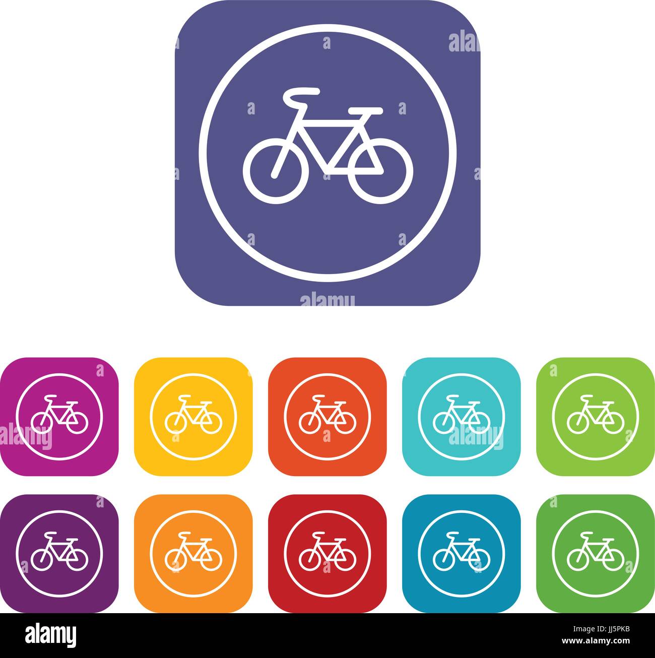 Sign bike icons set Stock Vector Image & Art - Alamy
