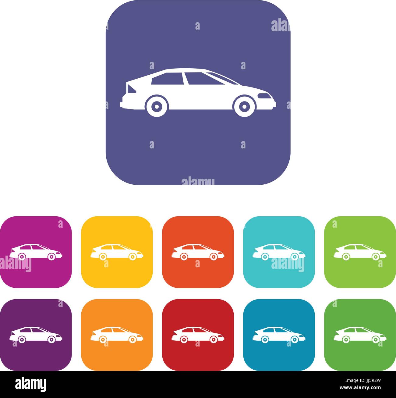 Car icons set Stock Vector Image & Art - Alamy