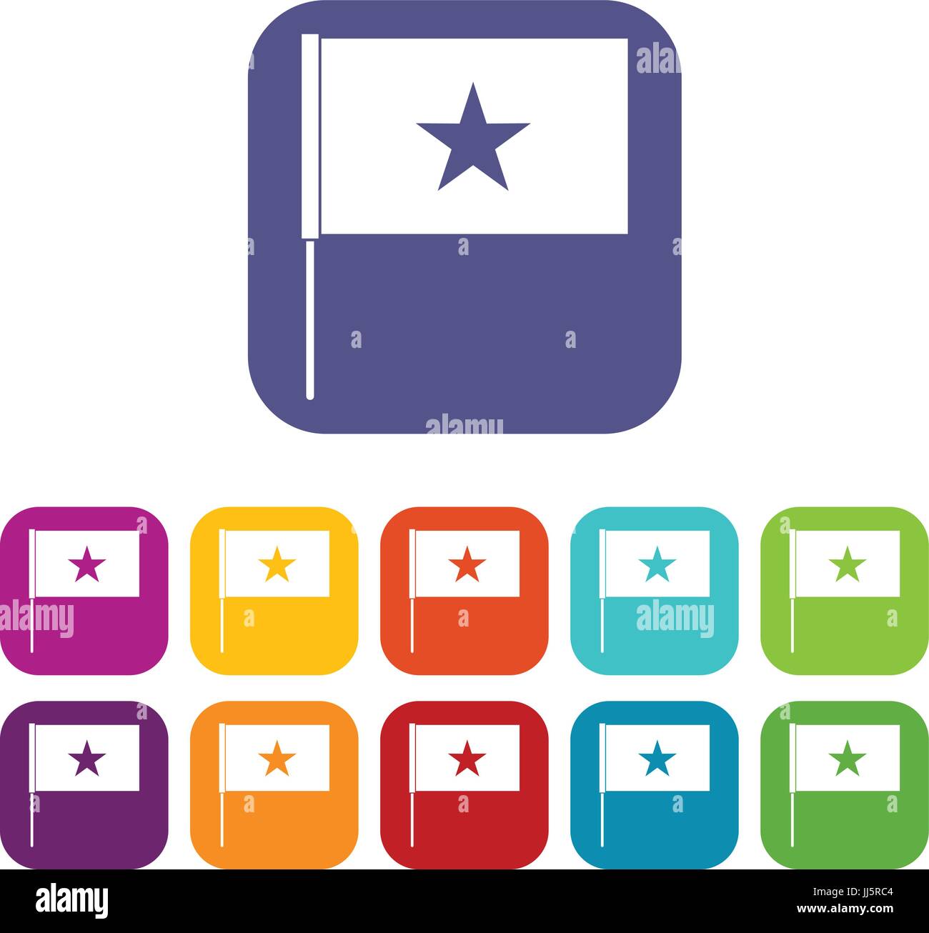 Vietnam flag icons set Stock Vector Image & Art - Alamy