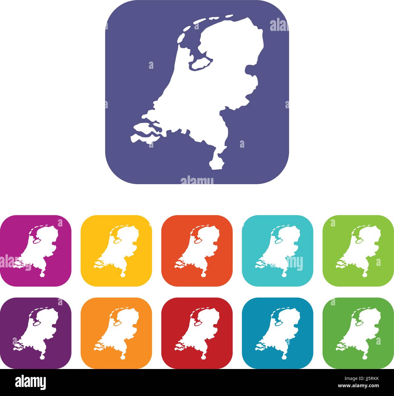 Administrative political map dutch hi-res stock photography and images ...