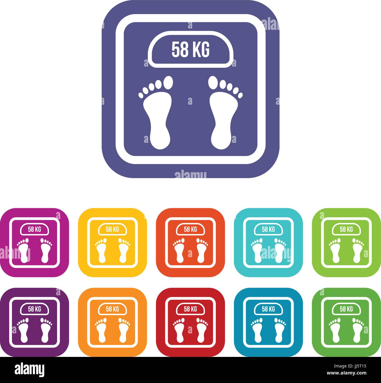 Weight scale icons set Stock Vector Image & Art - Alamy
