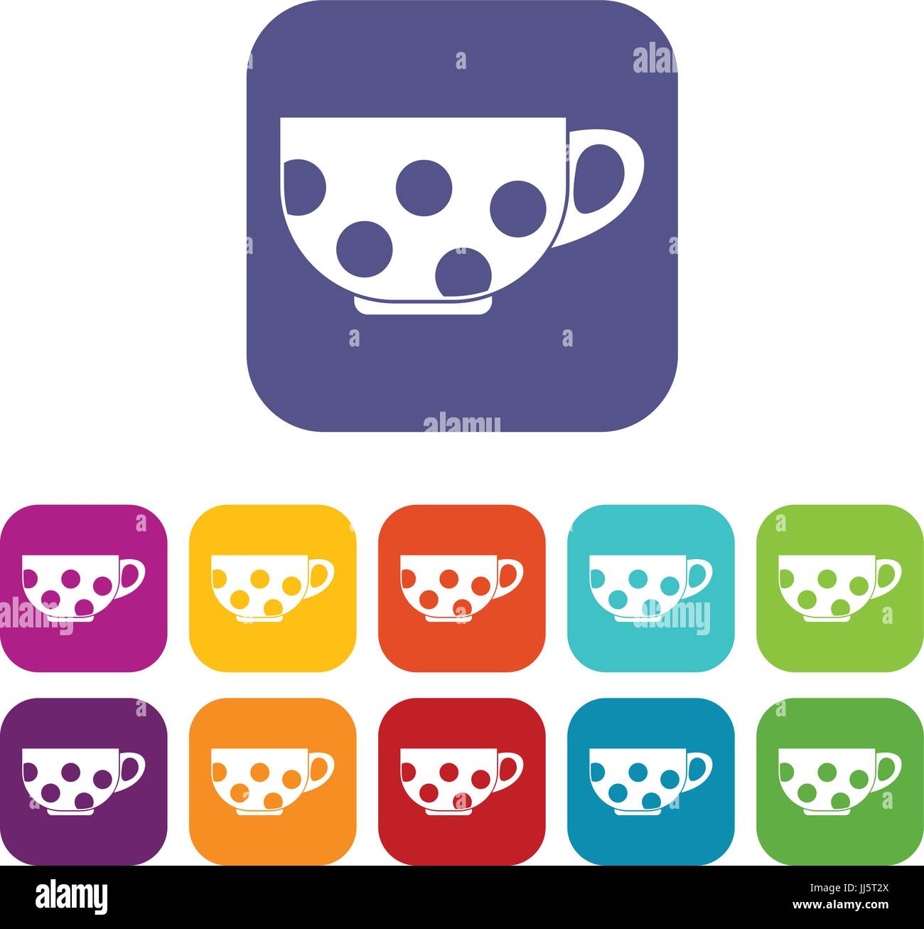 Cup icons set Stock Vector Image & Art - Alamy
