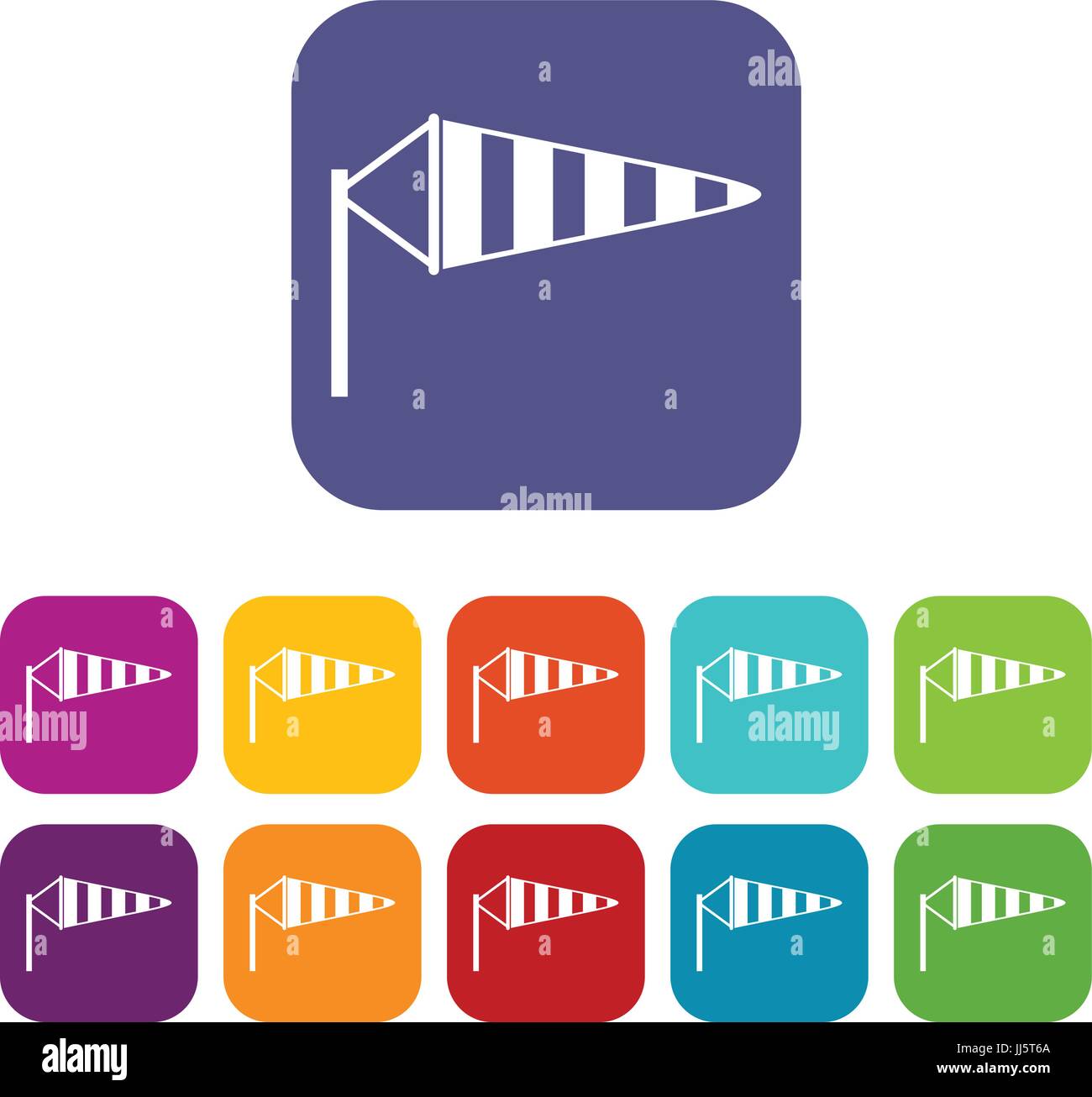 Windsock icons set Stock Vector Image & Art - Alamy