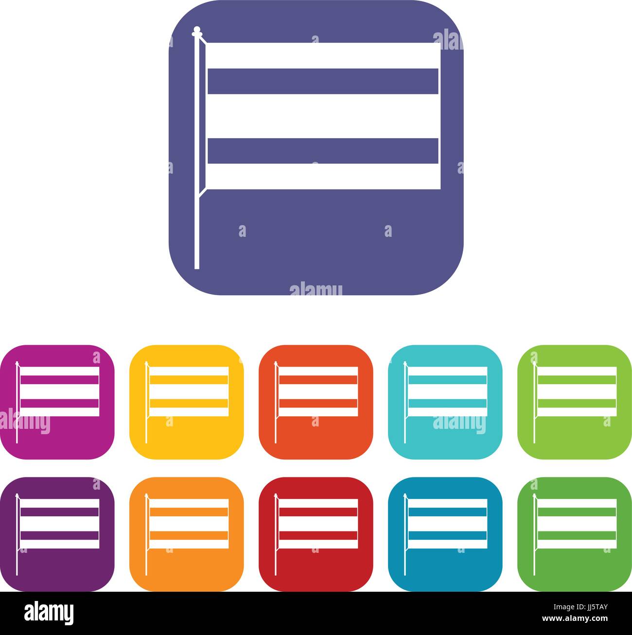 Flag icons set Stock Vector Image & Art - Alamy