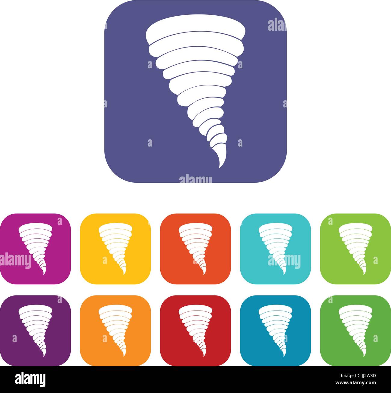 Tornado icons set Stock Vector Image & Art - Alamy