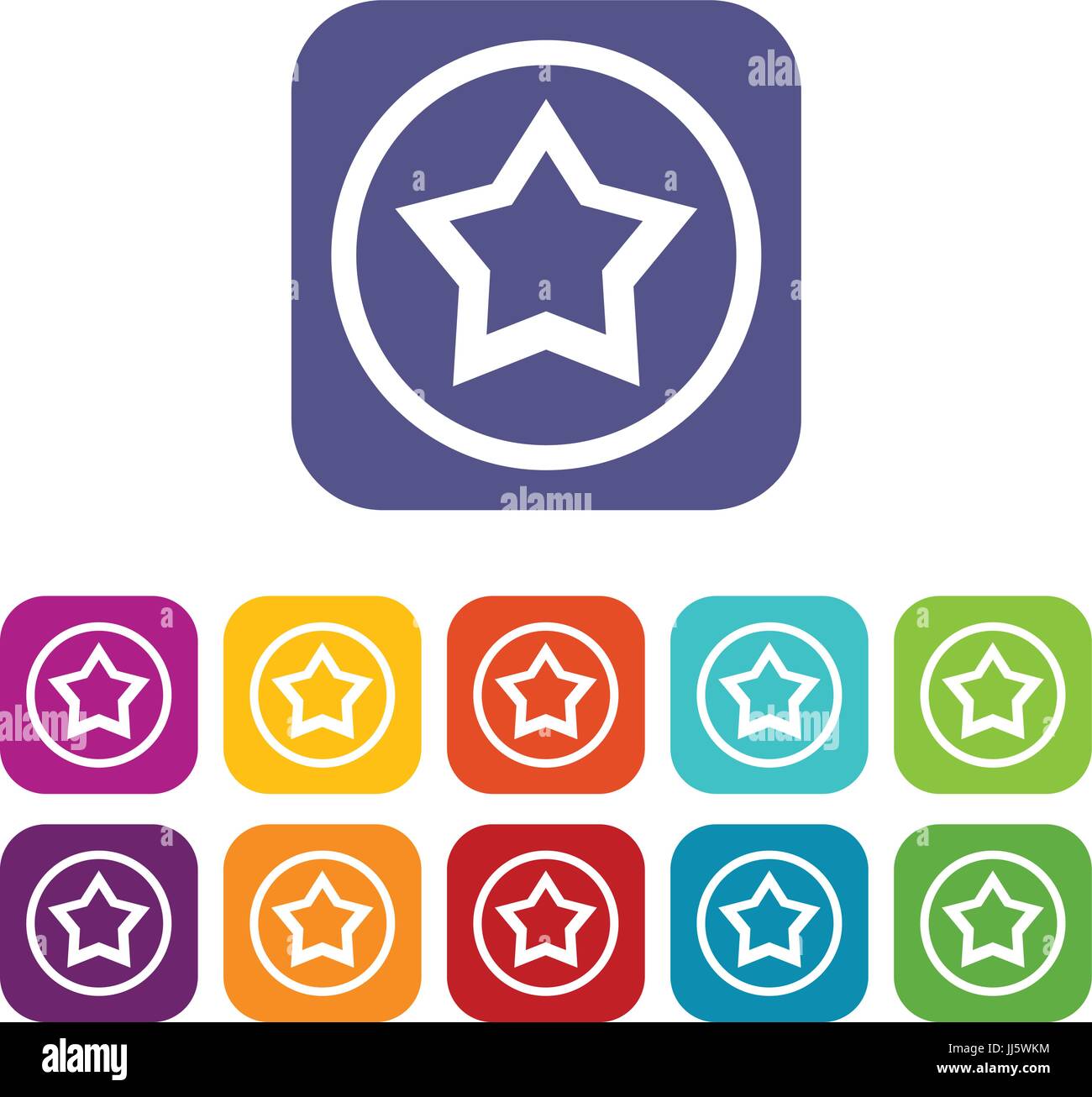 Star icons set Stock Vector Image & Art - Alamy