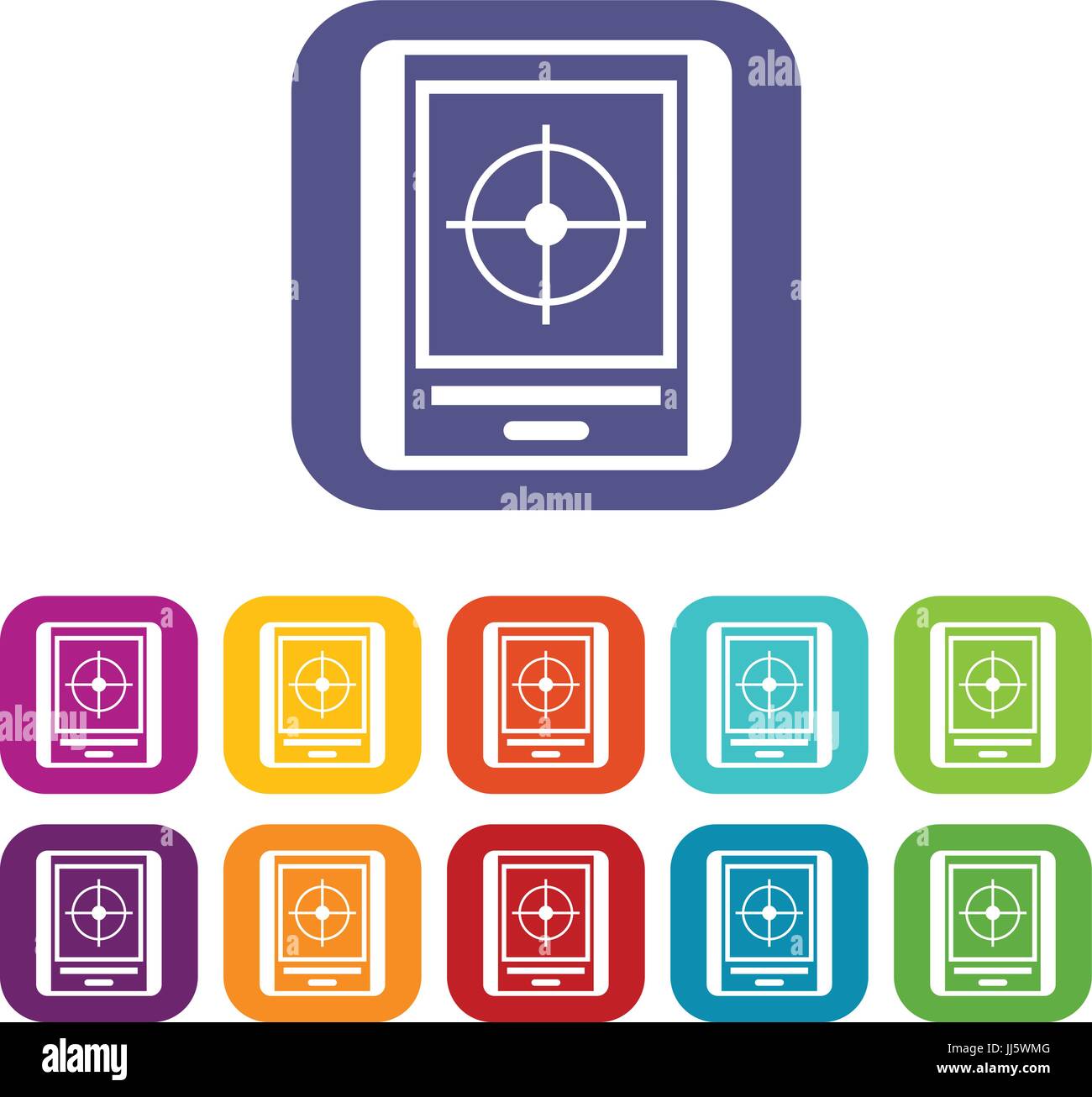 Radar icons set Stock Vector Image & Art - Alamy