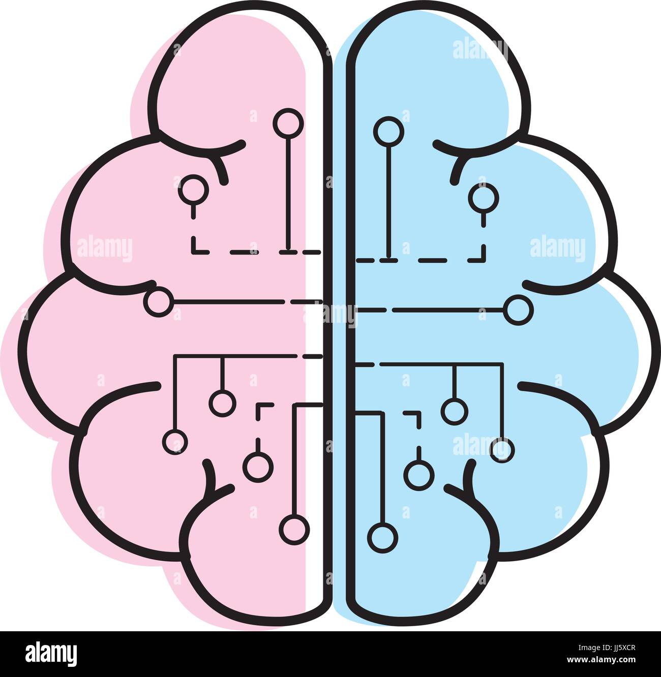 Circuits brain Stock Vector Images - Alamy