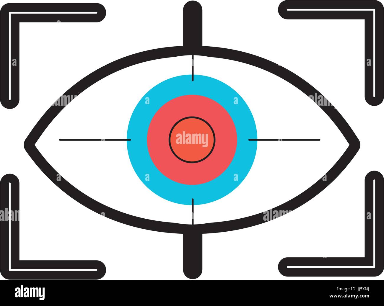 visual technology connect in the cyberspace structure Stock Vector ...