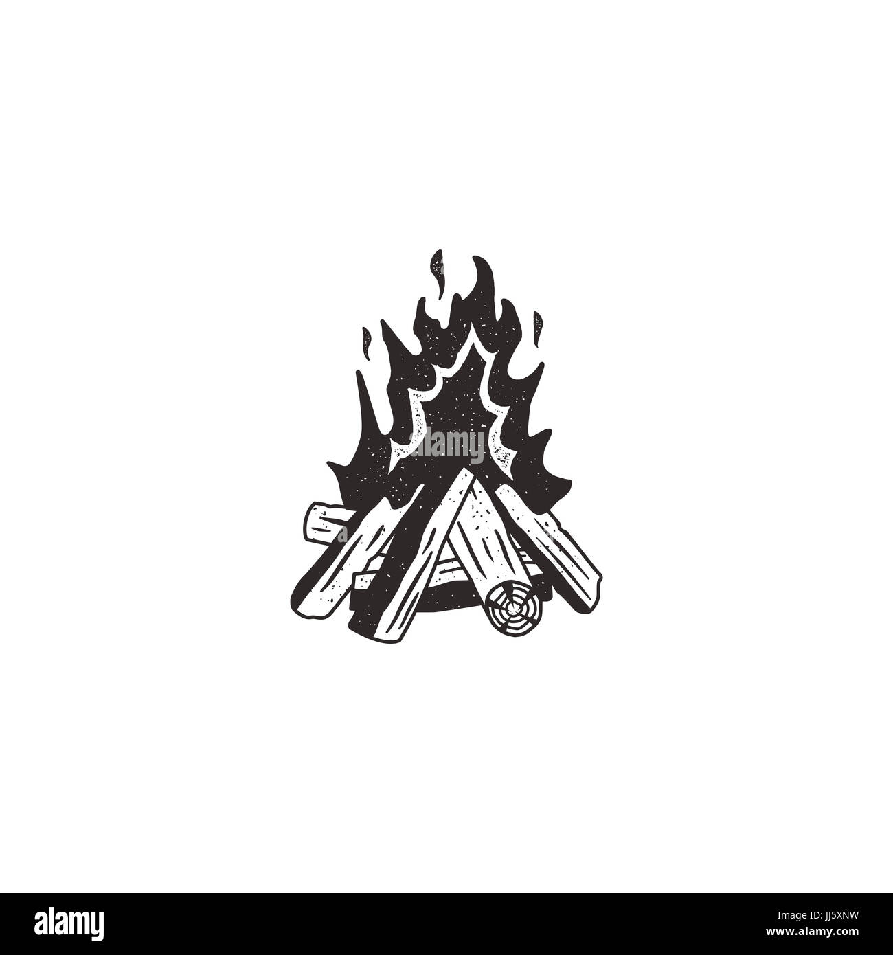 Camp fire winter Cut Out Stock Images & Pictures - Alamy