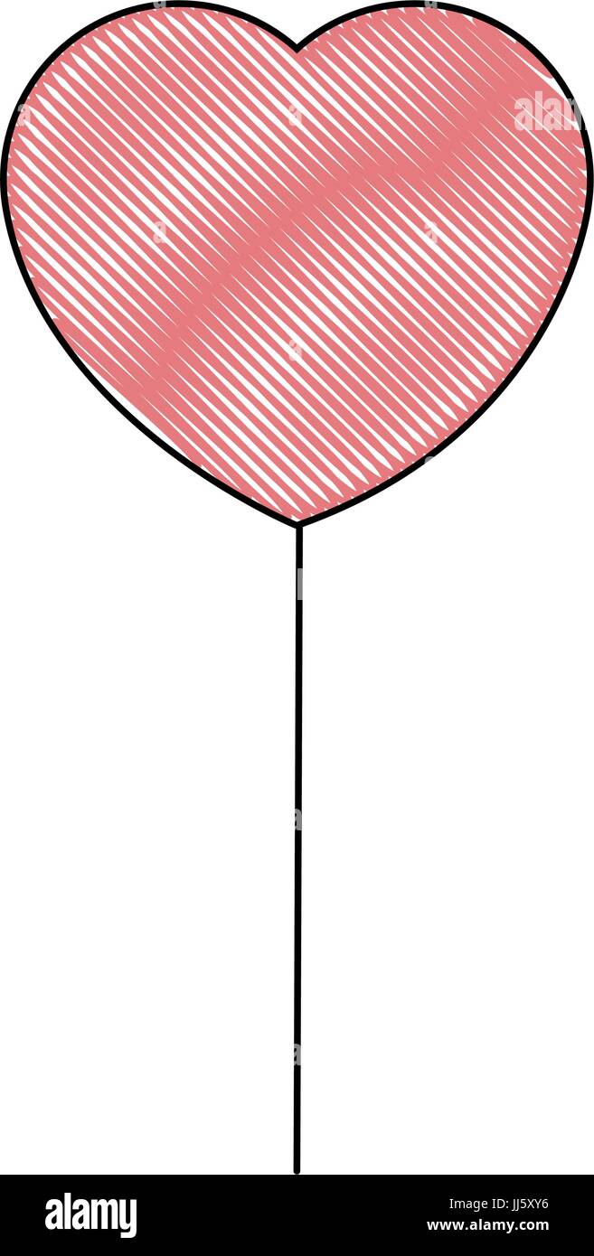 heart balloon party decoration for event design Stock Vector Image ...