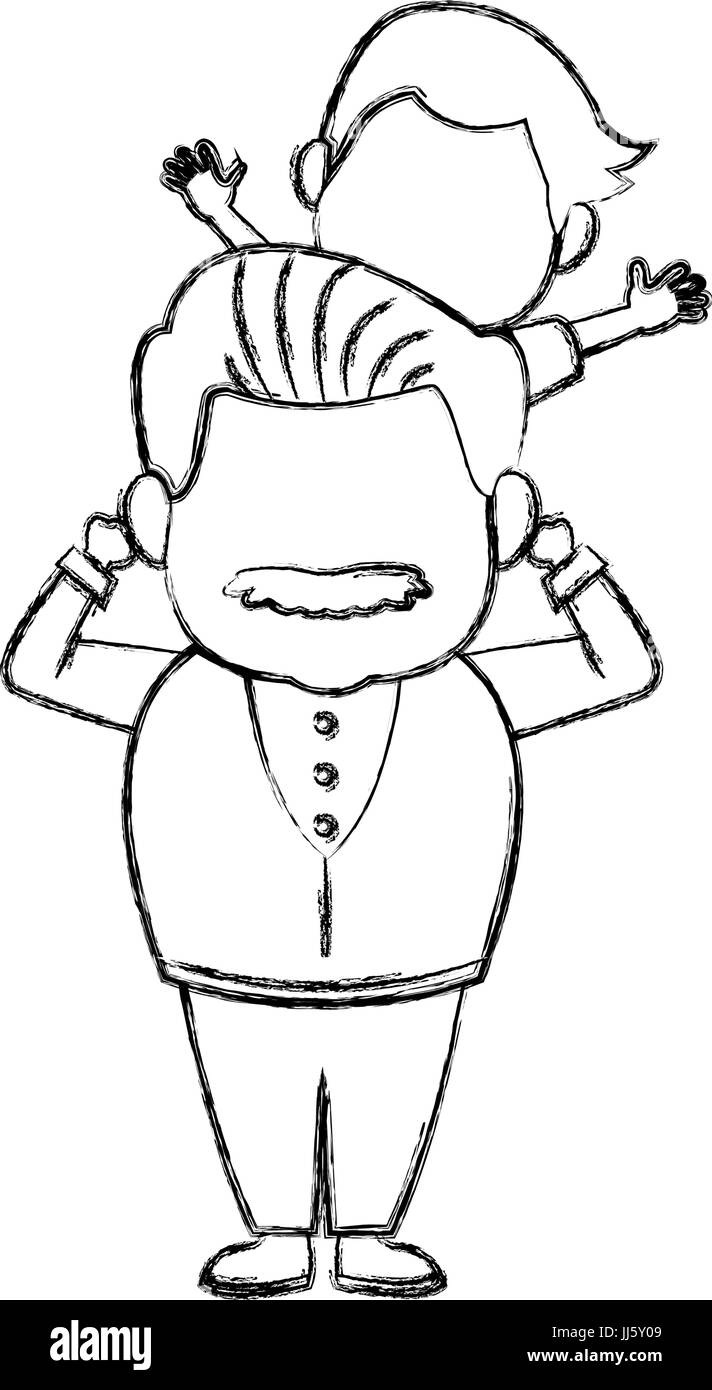 Grandpa lifestyle Black and White Stock Photos & Images - Alamy