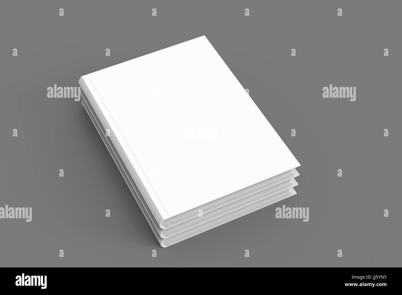 Hardcover books template, stack of blank books mockup for design uses ...