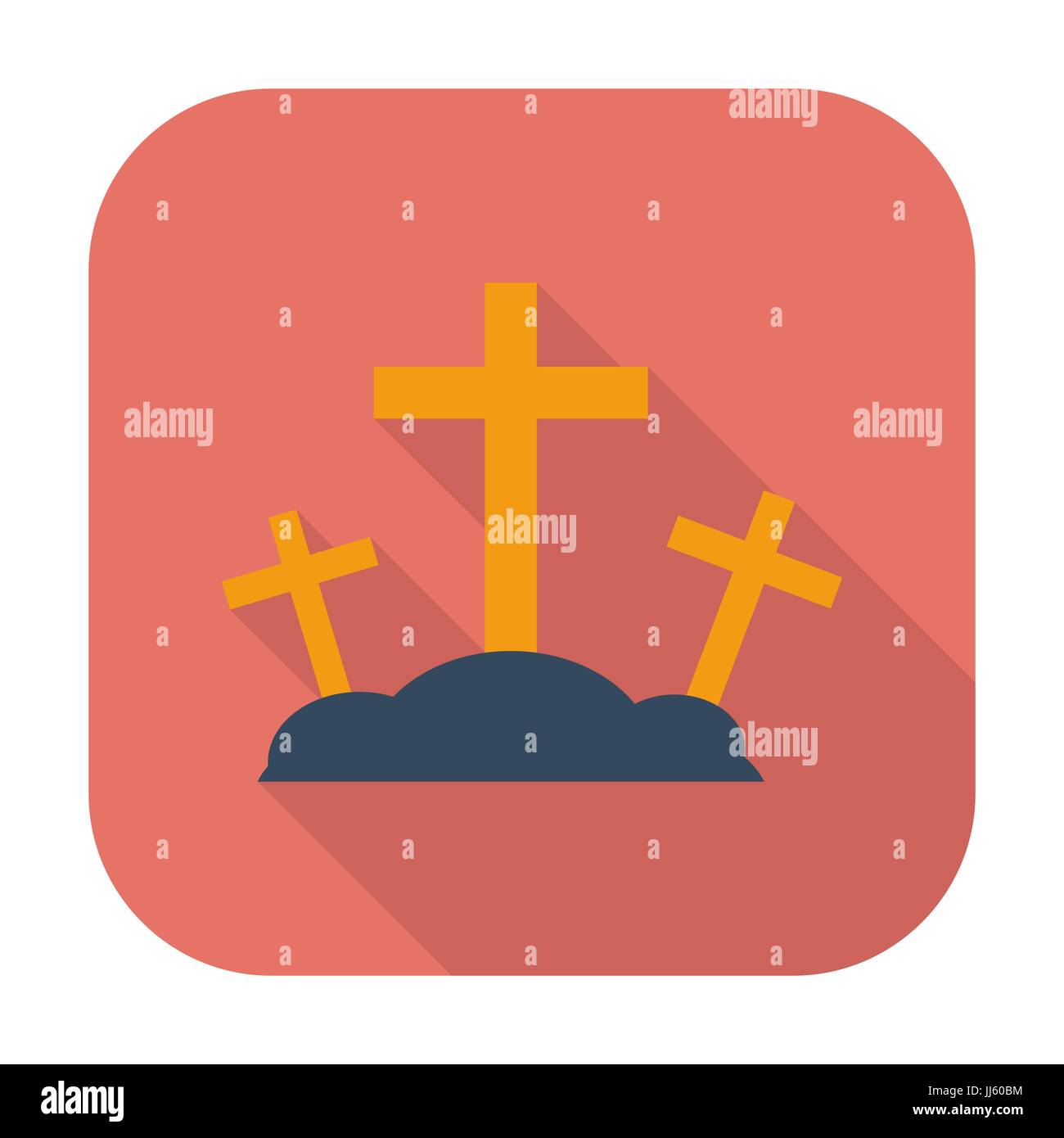 Golgotha illustration Cut Out Stock Images & Pictures - Alamy