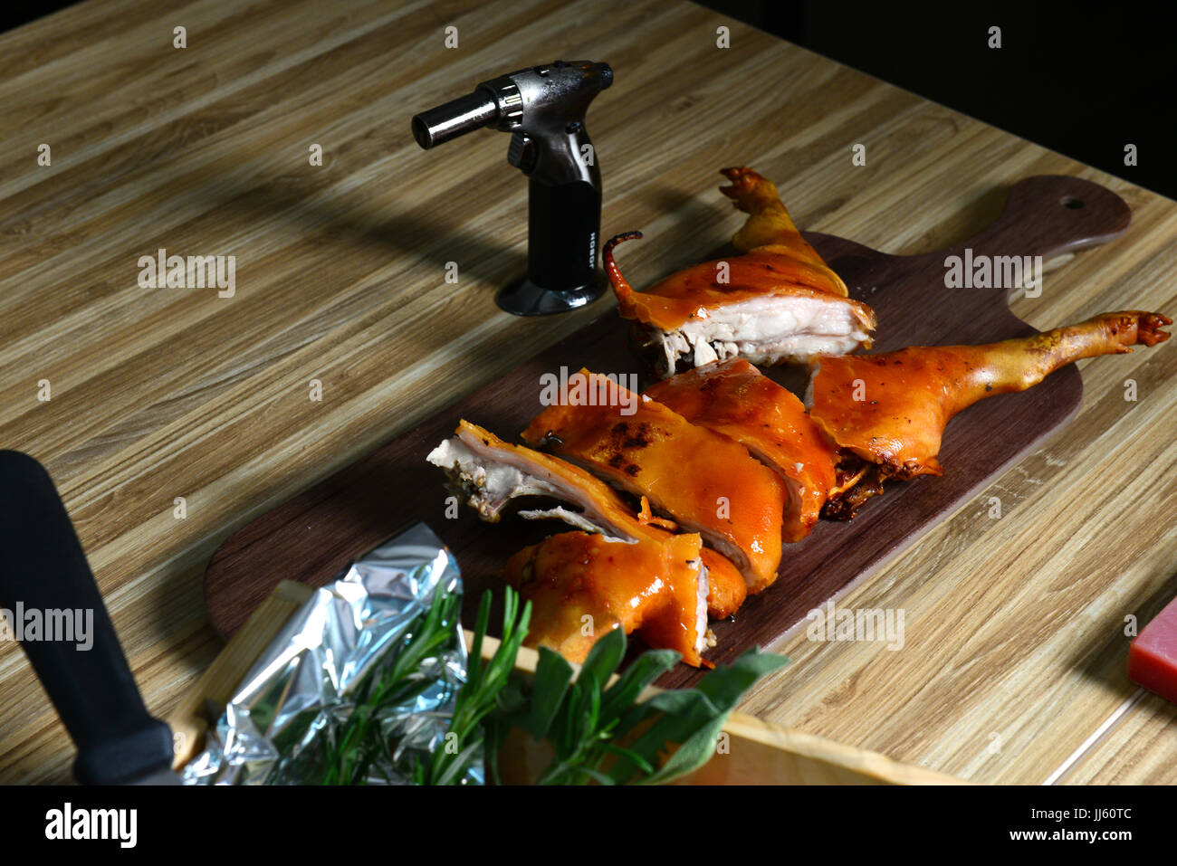 italian roast piglet Stock Photo - Alamy
