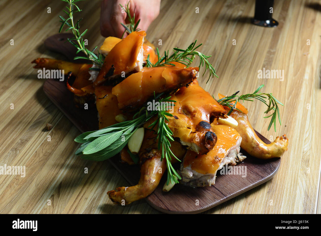italian roast piglet Stock Photo - Alamy