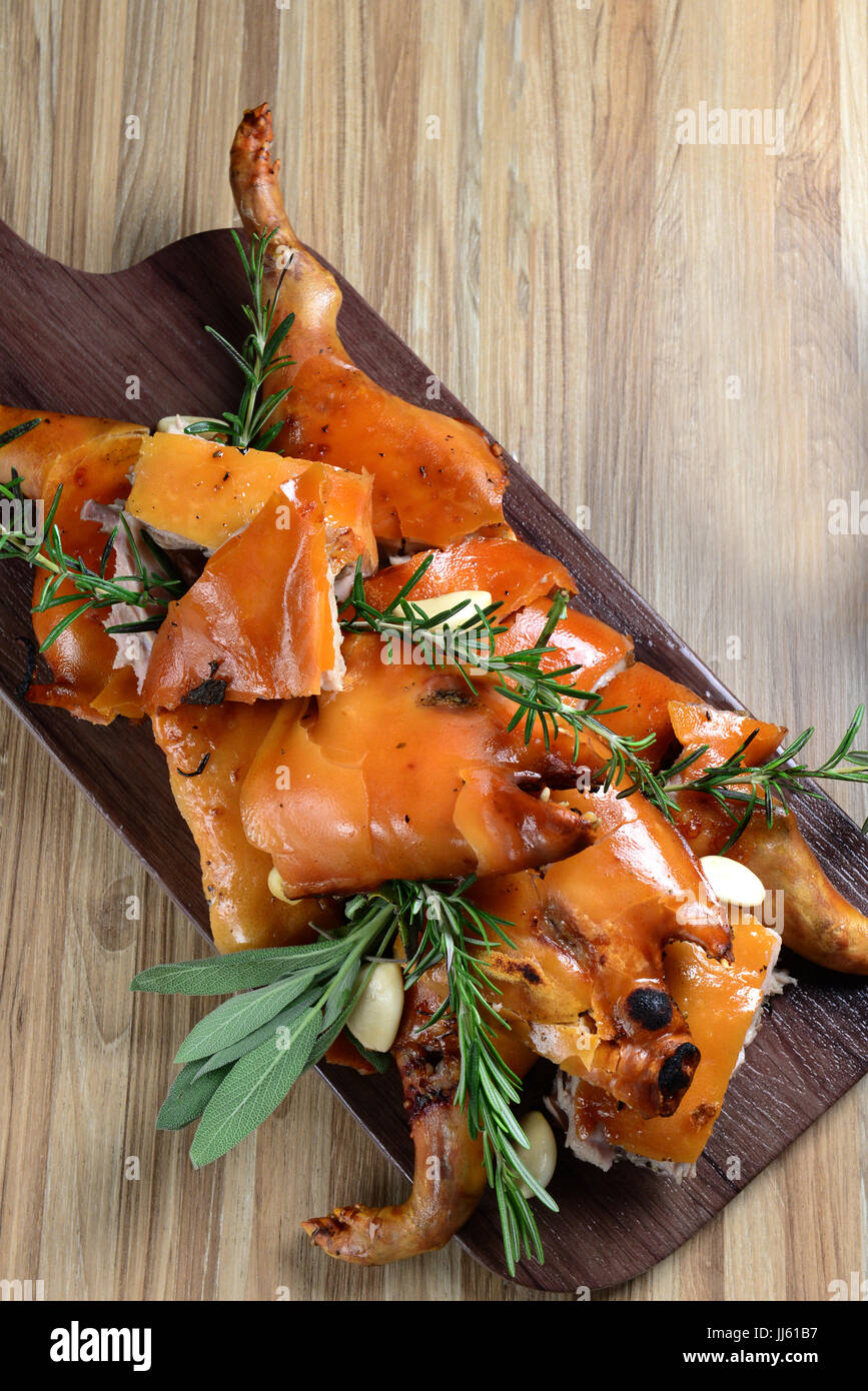 italian roast piglet Stock Photo - Alamy
