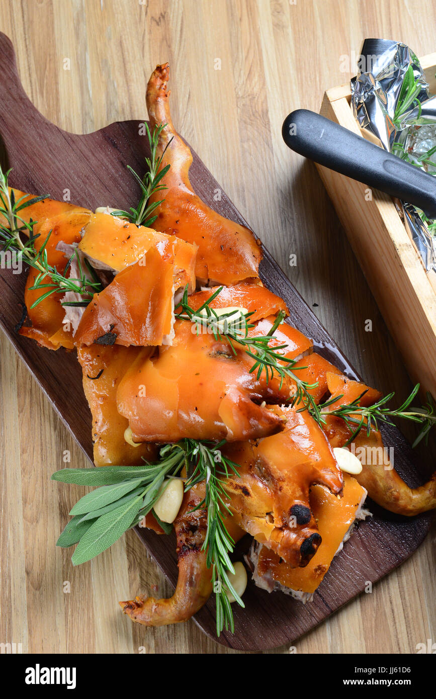 italian roast piglet Stock Photo - Alamy