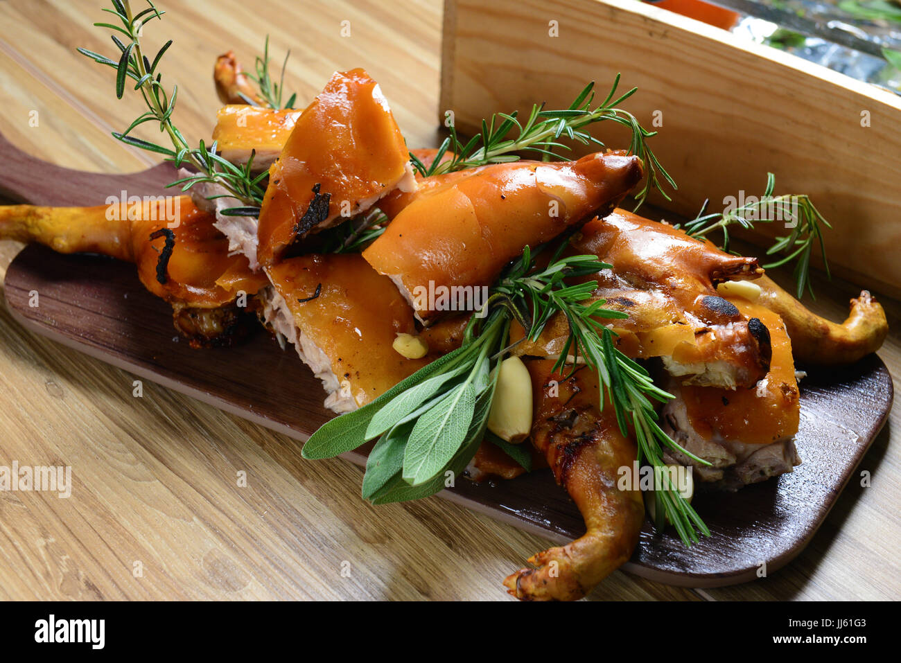 italian roast piglet Stock Photo - Alamy