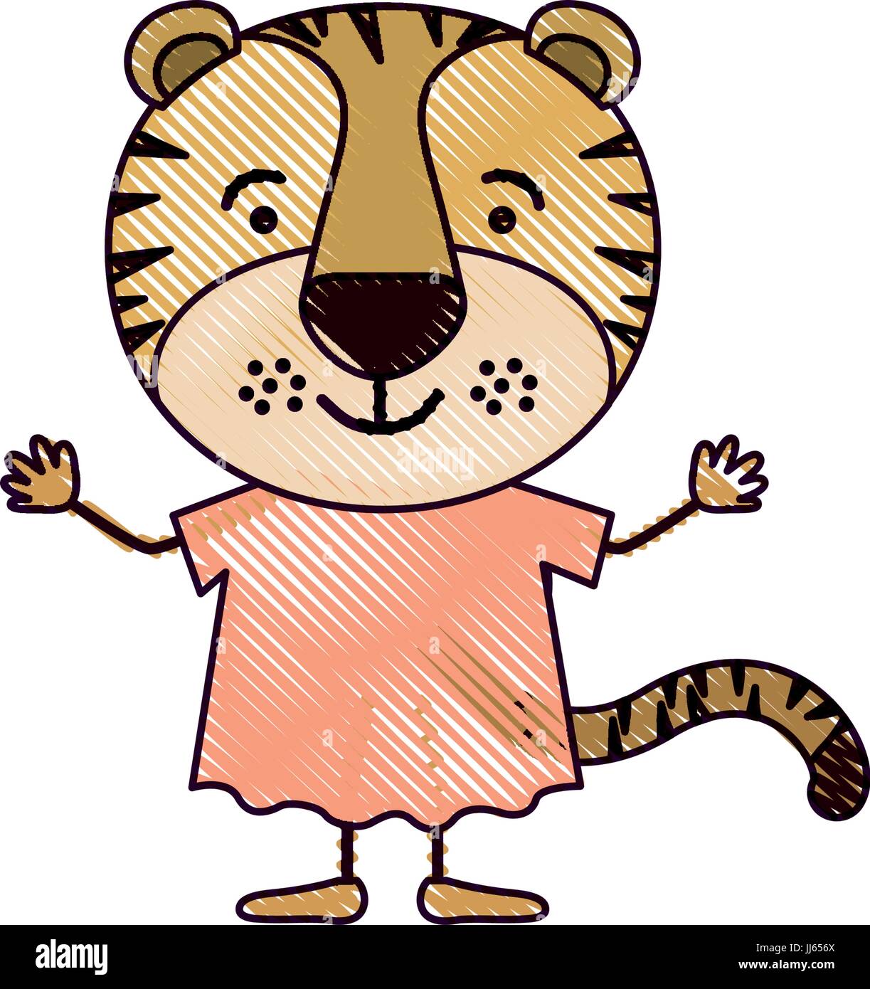 Tiger eyebrows Stock Vector Images - Alamy