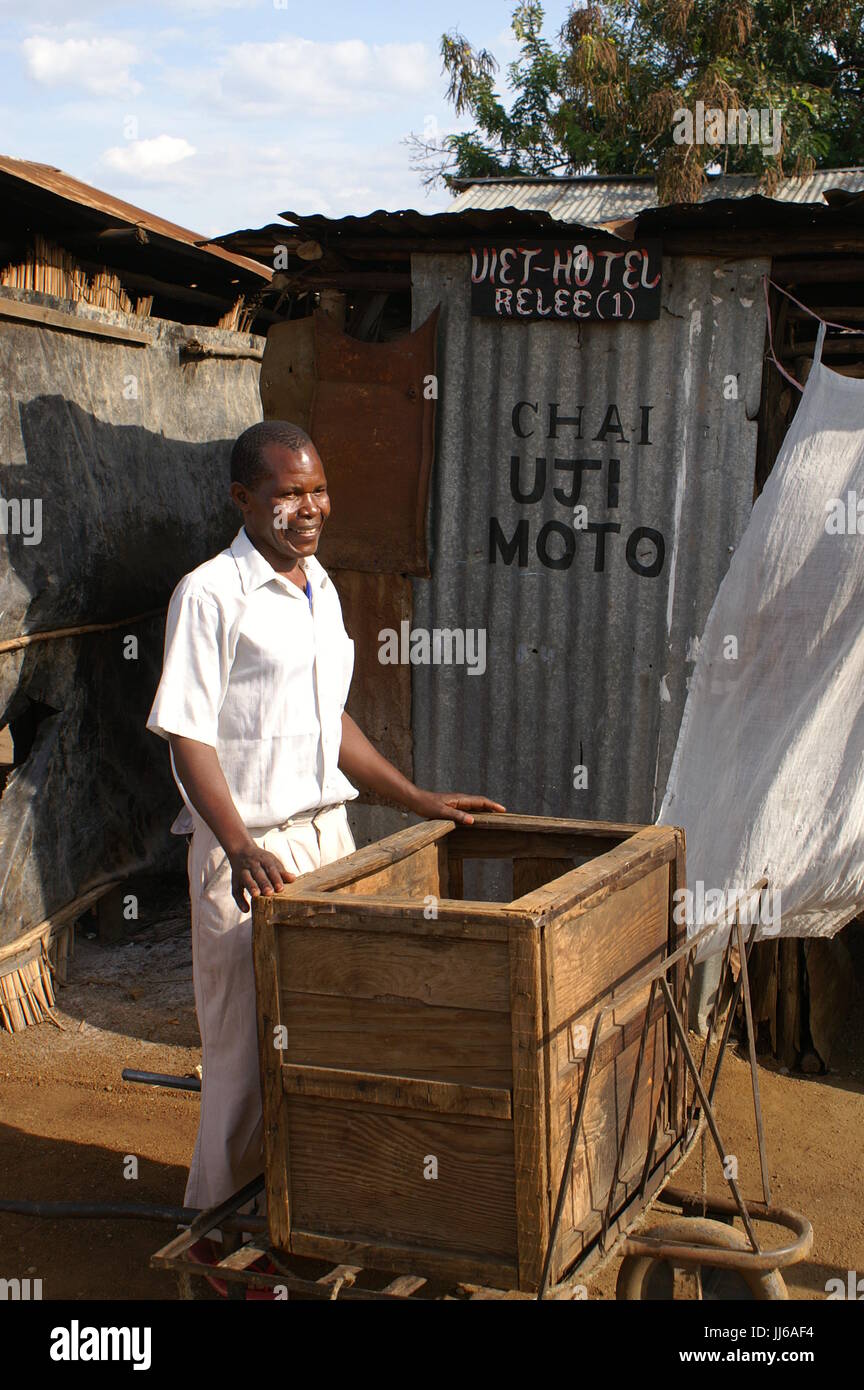 Local tea shop in Kenya Stock Photo - Alamy