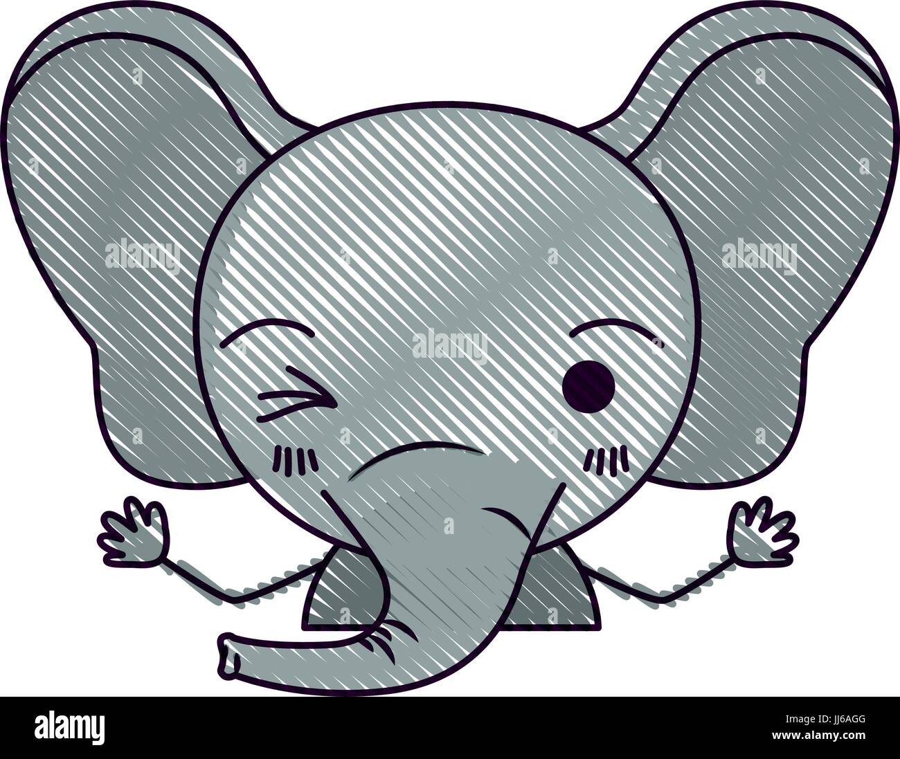 Elephant head eye Stock Vector Images - Alamy