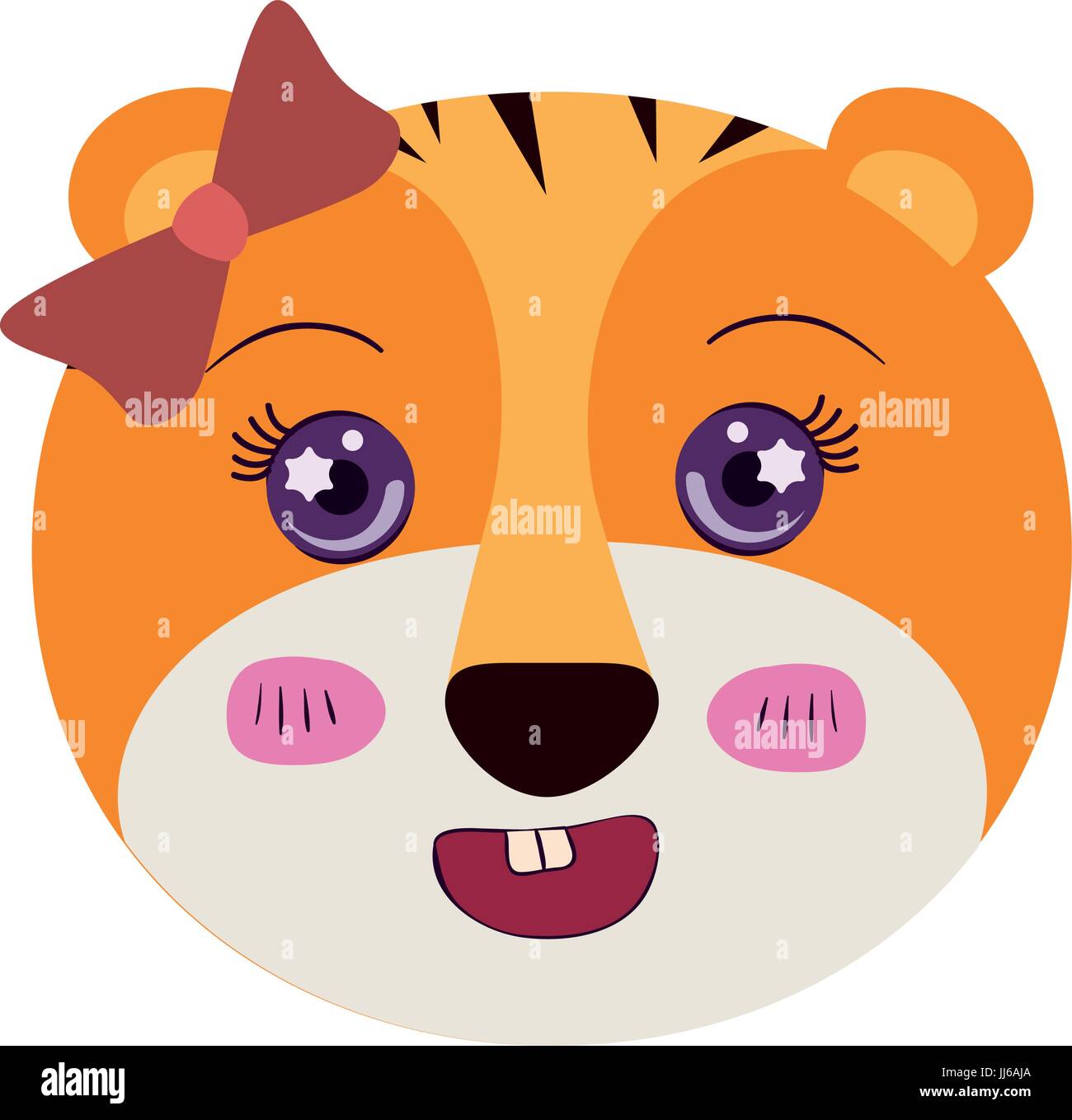 Female tigress Stock Vector Images - Alamy