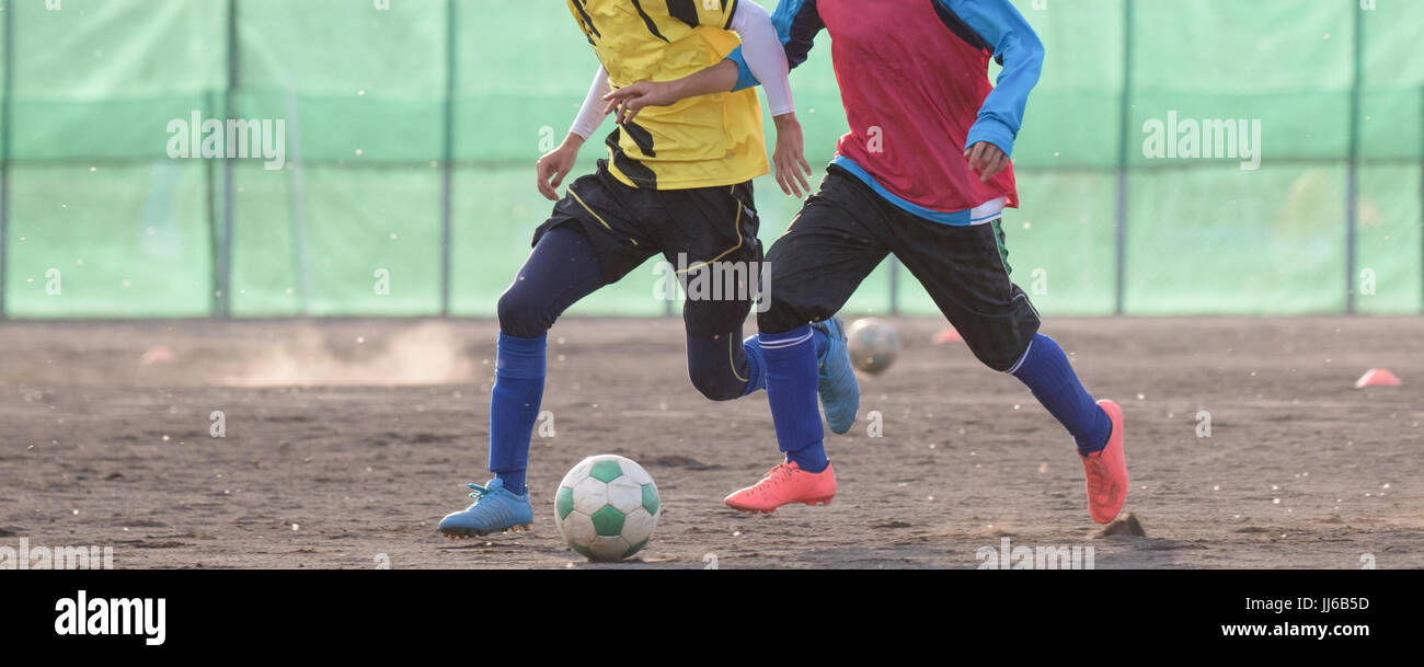 Practice at Soccer Club Stock Photo - Alamy
